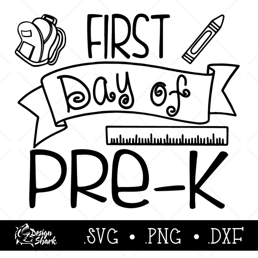 First Day of School Typography Bundle ALL GRADES - So Fontsy