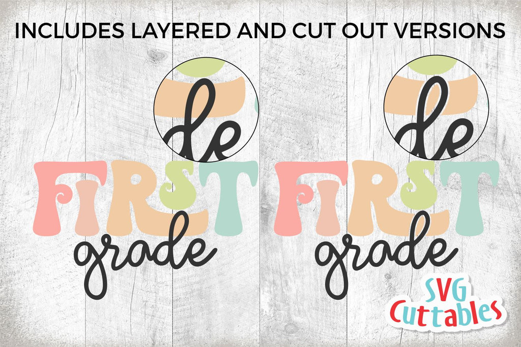 First Grade Teacher svg - 1st Grade Cut File - Teacher svg - dxf - eps ...