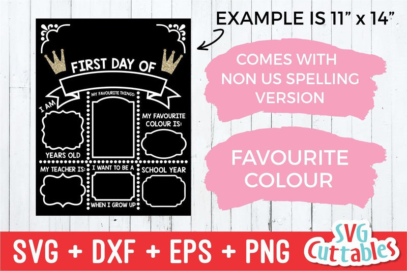 First or Last Day of School Bundle - So Fontsy