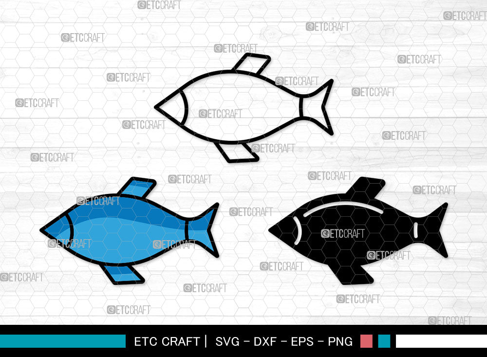 Fish Icons Color, Fish Svg, Dolly Fish Svg, Fishes, Scrapbook Fish ...