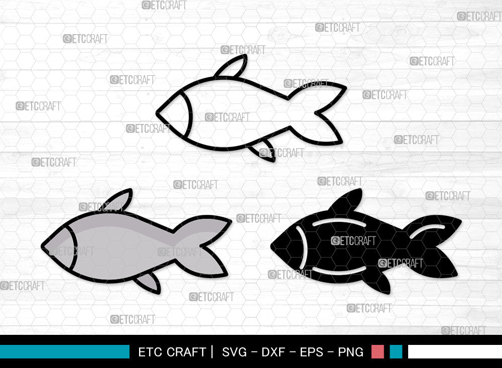 Fish Icons Color, Fish Svg, Dolly Fish Svg, Fishes, Scrapbook Fish ...