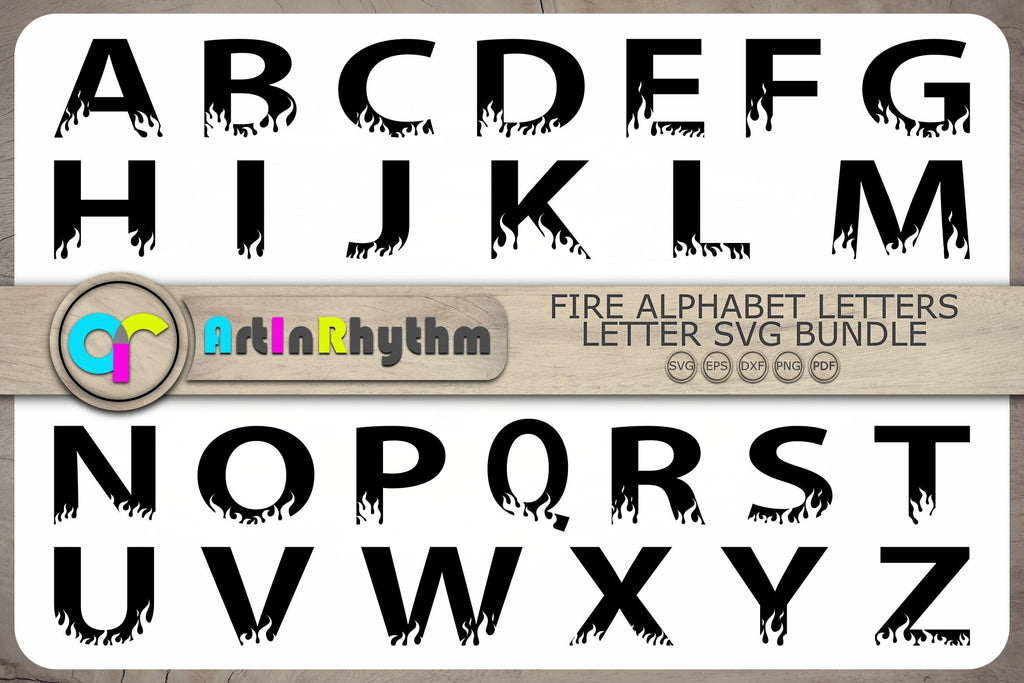 Flame Font Svg, Fire Font Svg, Flame Alphabet Letters Svg, Fire ...