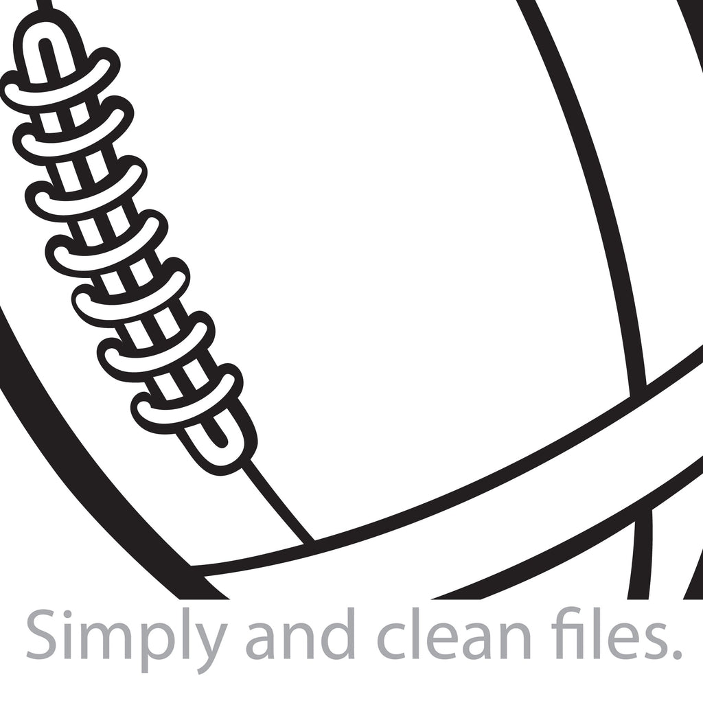 Flaming American football ball. Cut files for Cricut. Clip Art (eps ...