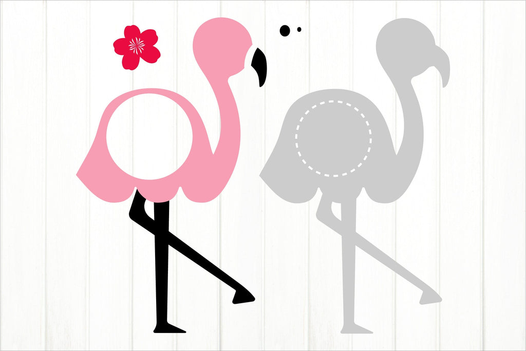 Flamingo Candy Dome SVG. Valentine Candy Dome Holder - So Fontsy