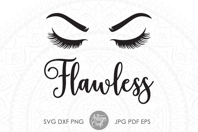Flawless SVG cut file | So Fontsy