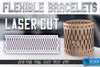 Flexible Bracelets Laser Cut SVG | Jewelry SVG Design | CNC Files - So ...