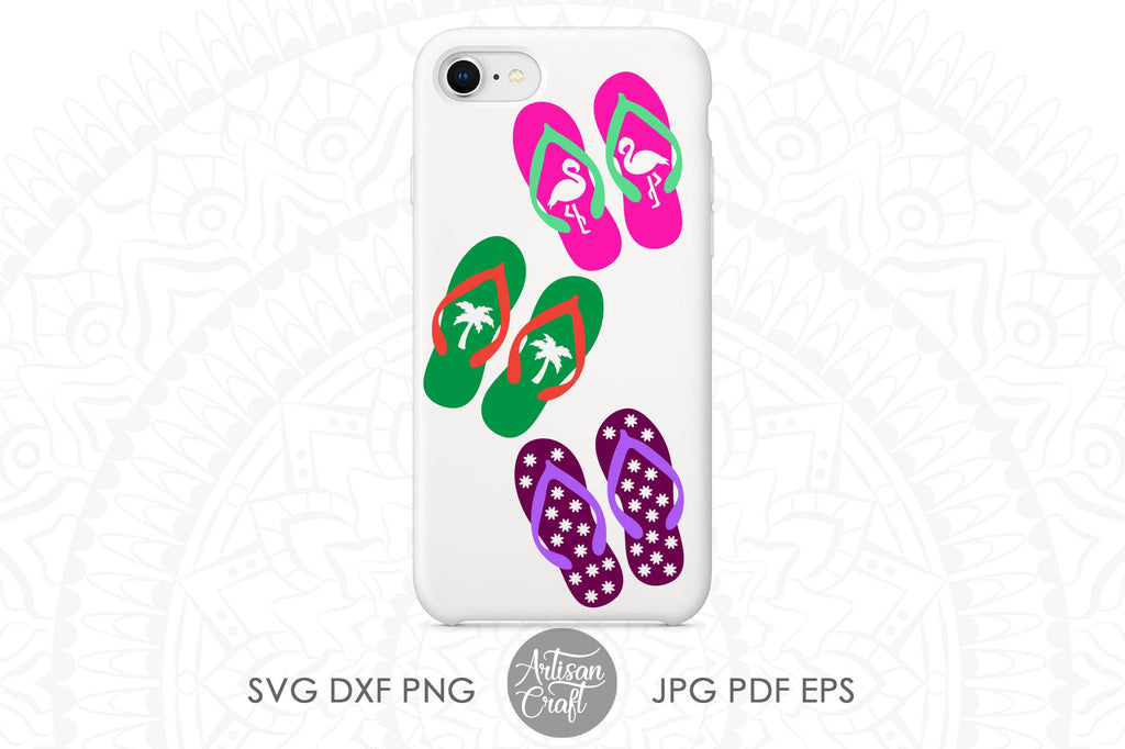 Flip flops SVG files, sublimation PNG | So Fontsy