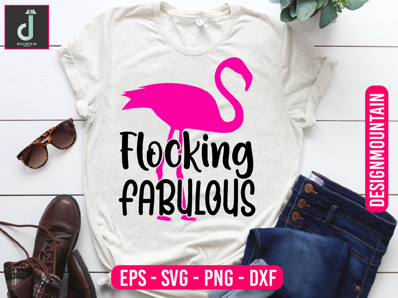 Flocking fabulous svg cut files - So Fontsy