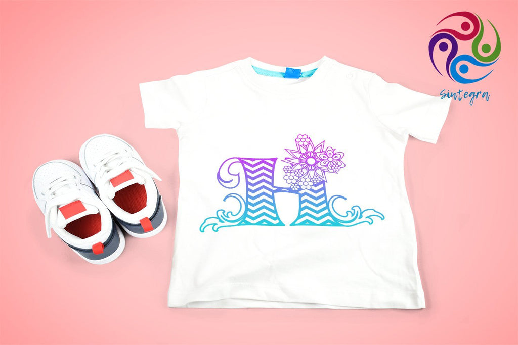 Floral Chevron Alphabet Letter A to Z SVG Cut Files - So Fontsy