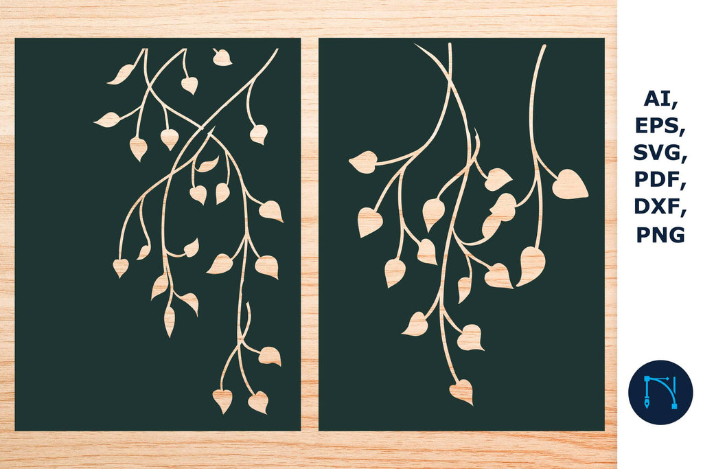 floral Greeting Card Cutting SVG Bundle - So Fontsy