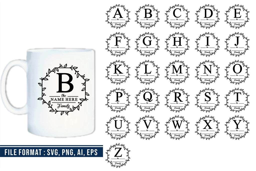 Floral Letters Svg Set A-Z, Floral Alphabet Svg Set A-Z, Floral Font Svg Set A-Z, - So Fontsy