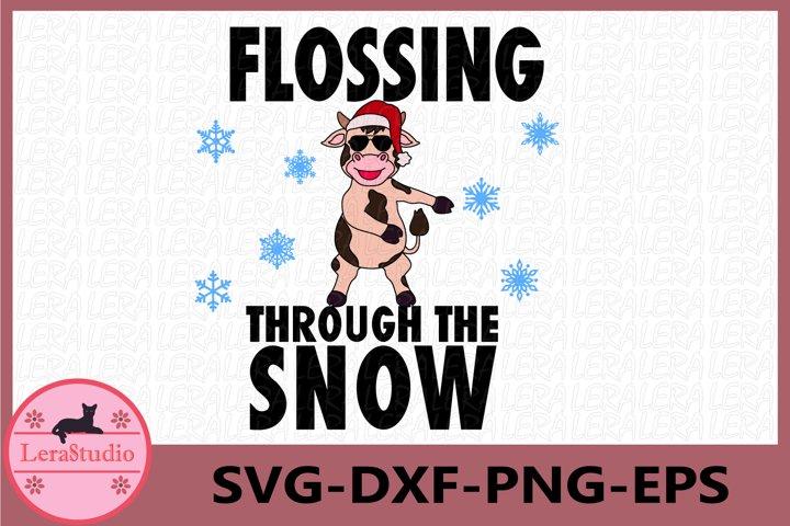 Floss Dance Cow Svg - So Fontsy