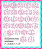 Floss Stitch Empire Monogram Embroidery Font Small - So Fontsy