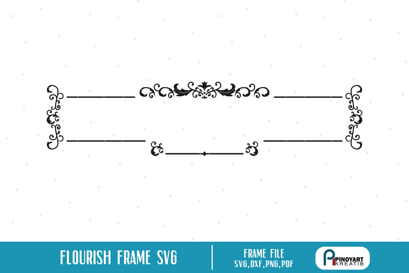 Flourish Frame svg - So Fontsy