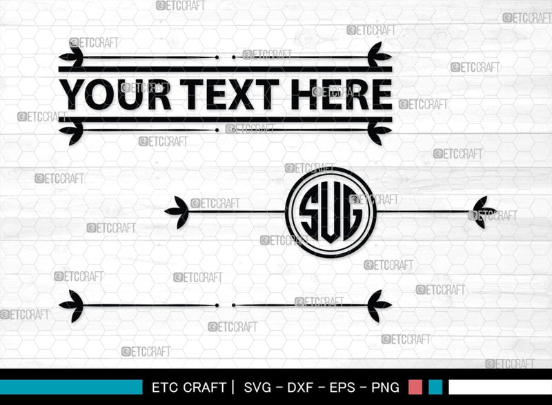 Flourish Monogram, Flourish Silhouette, Flourish SVG, Swirl Svg, Laurel ...