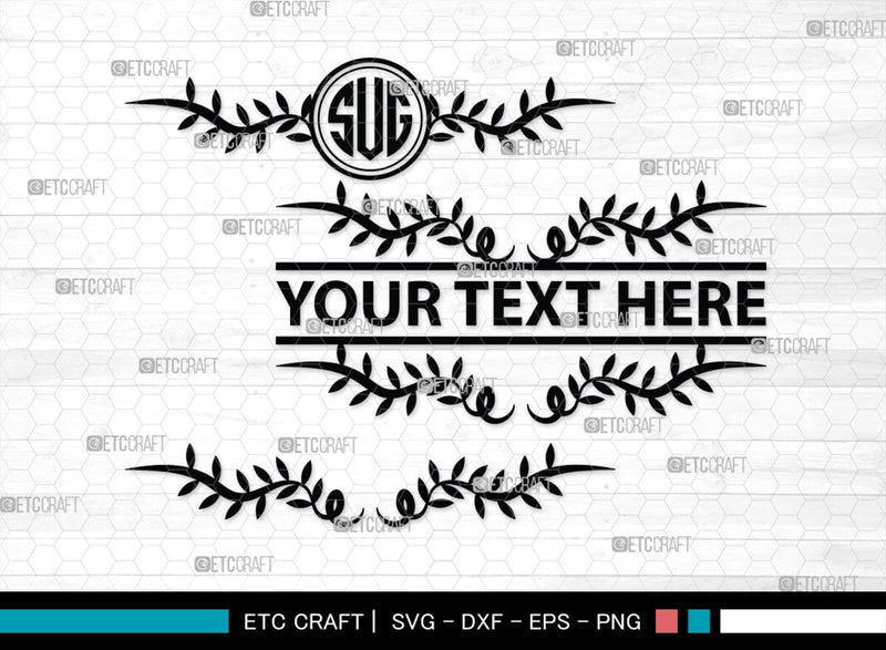 Flourish Monogram, Flourish Silhouette, Flourish SVG, Swirl Svg, Laure ...