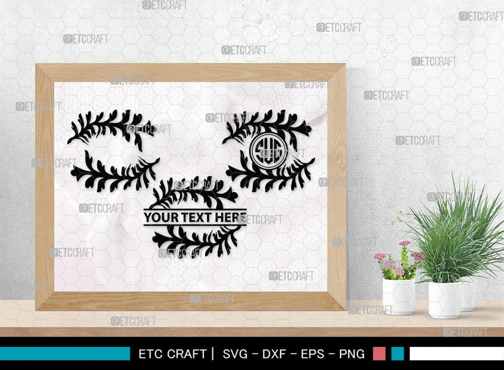 Flourish Monogram, Flourish Silhouette, Flourish SVG, Swirl Svg, Laure ...