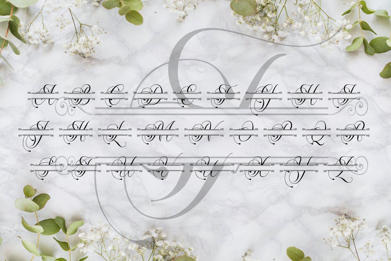 Flourish Monogram - So Fontsy