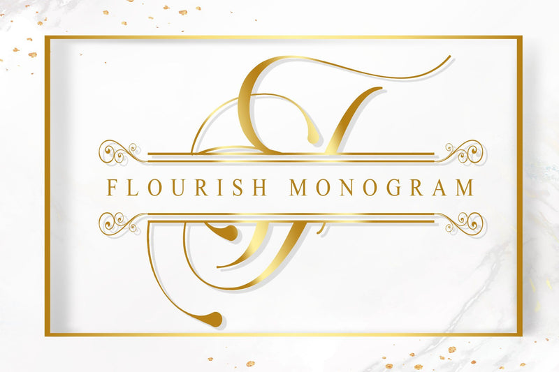 Flourish Monogram - So Fontsy