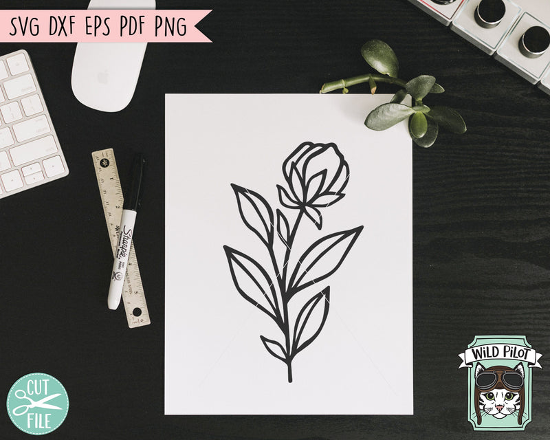 Flower Doodles Bundle SVG Cut File - So Fontsy