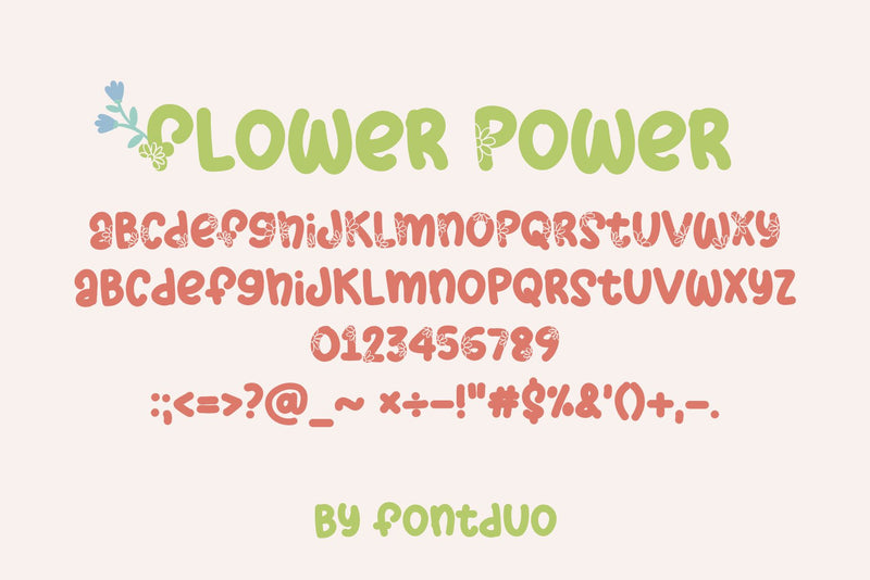 Flower Power - So Fontsy