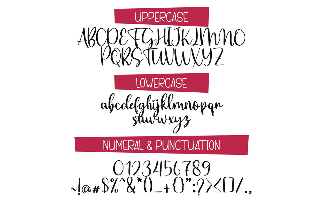 Flowers - handwritten font - So Fontsy