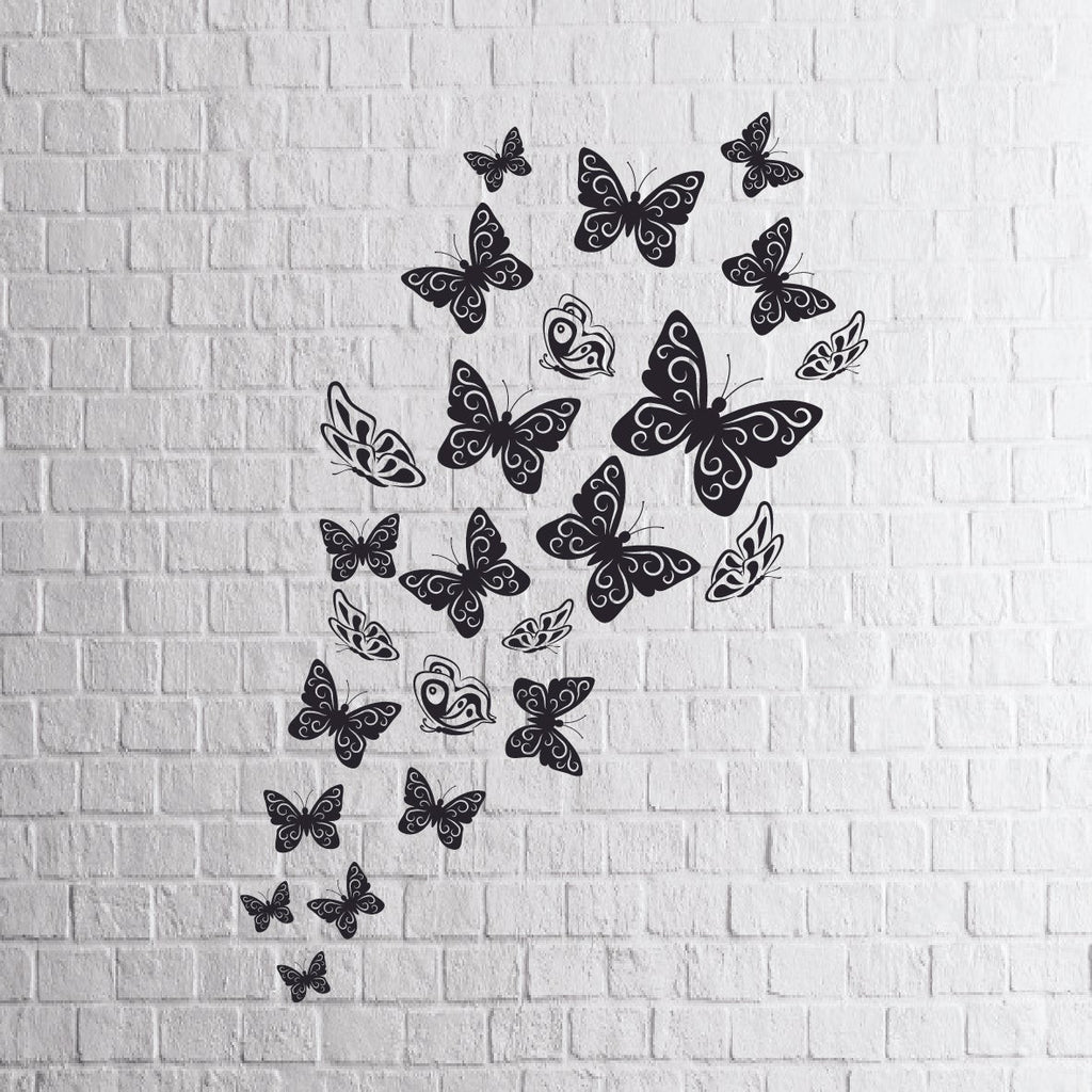 Fluttering Butterflies (3) Svg Bundle Files, Butterfly Svg, Butterfly ...