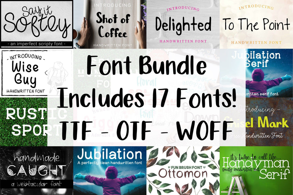 Font Bundle - So Fontsy