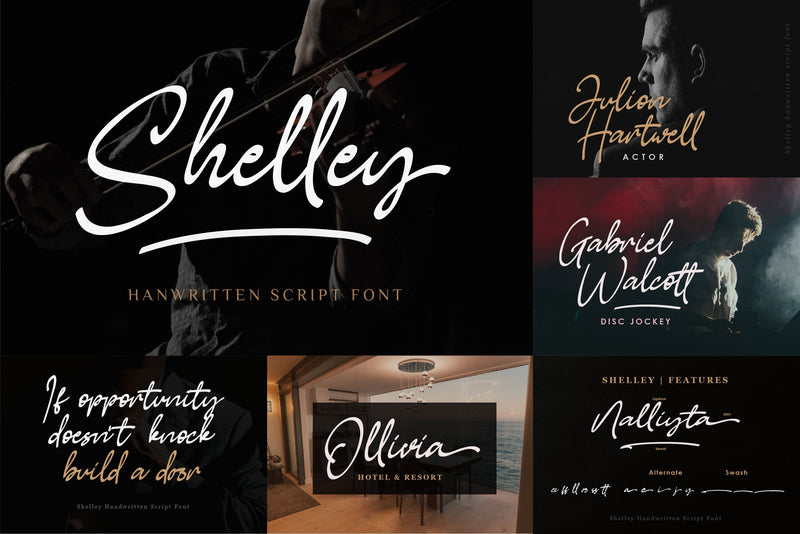 Font Bundle - Handwritten Brush Script | SoFontsy - So Fontsy