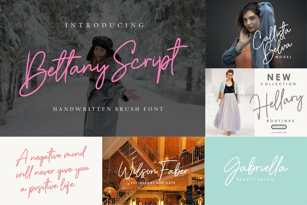 Font Bundle - Handwritten Brush Script | SoFontsy - So Fontsy