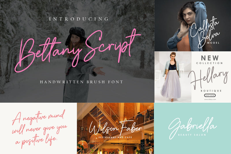 Font Bundle - Handwritten Brush Script | SoFontsy - So Fontsy