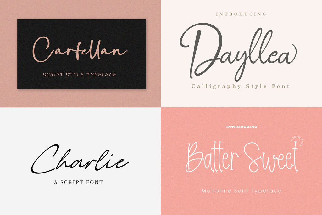 Font Bundle - Handwritten Series - So Fontsy