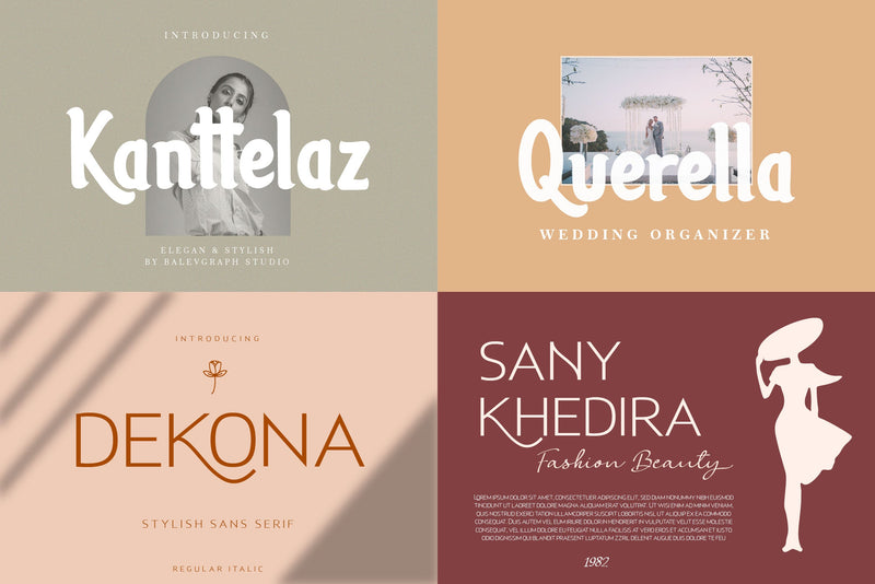 Font Bundle - Modern Sans Serif | SoFontsy - So Fontsy
