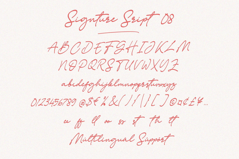 Font Bundle - Signature Script Family | So Fontsy