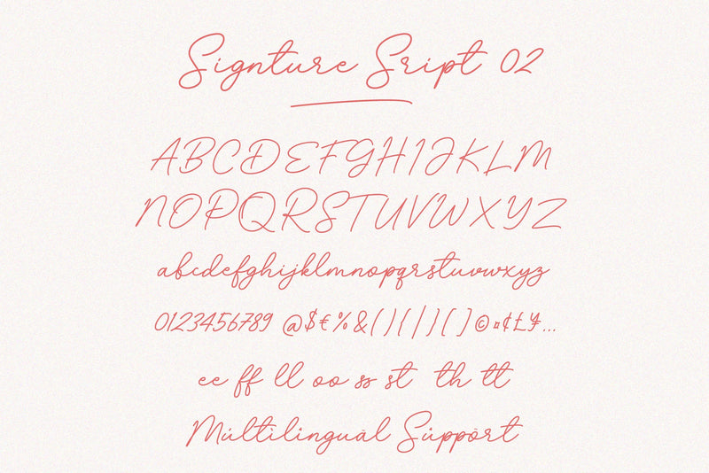Font Bundle - Signature Script Family | So Fontsy