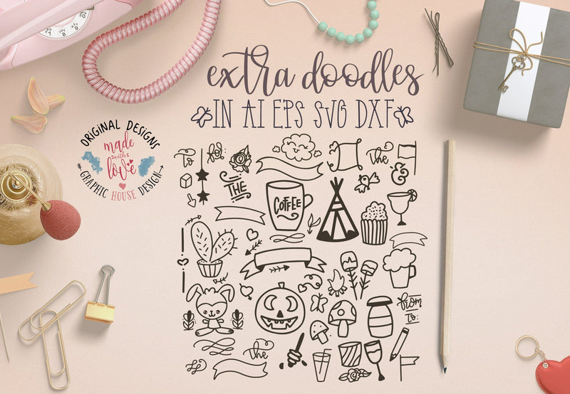 Font DuoLemon Pie Small and FunFont Capitals - So Fontsy