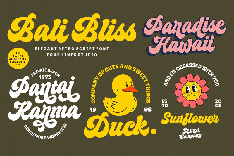 Fontastic Bundle - Font Script Edition - So Fontsy