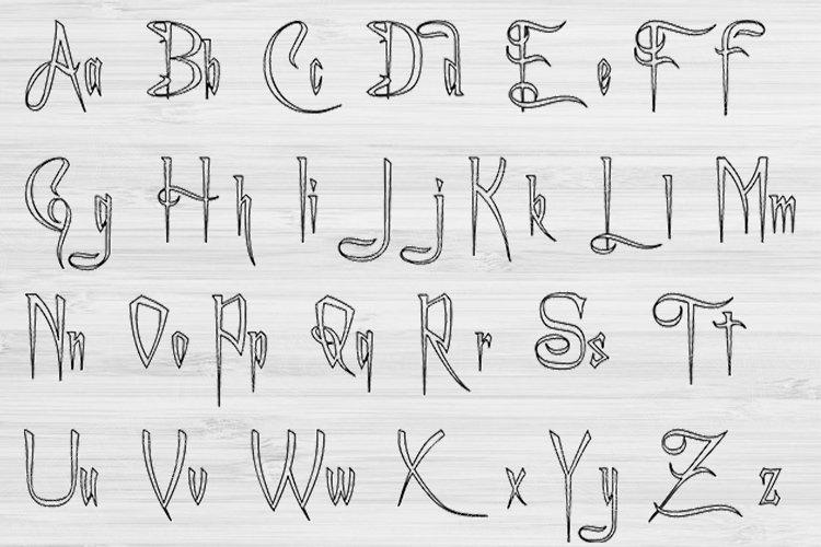 Fonts Svg Script Vine Digitial Download. Svg Font for Cricut and ...