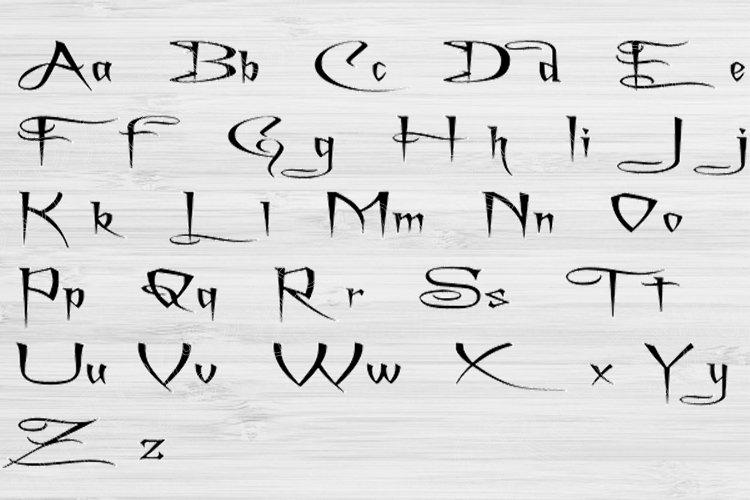 Fonts Svg Script Vine Digitial Download. Svg Font for Cricut and ...