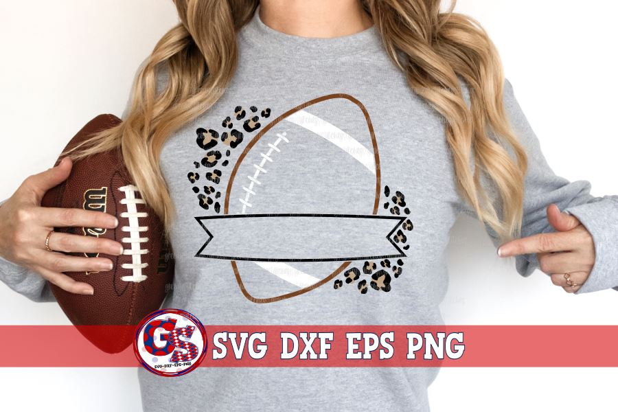 Football Banner SVG DXF EPS PNG - So Fontsy