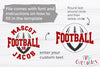 Football Cut File - Football Template 0040 - svg - eps - dxf - Footbal ...