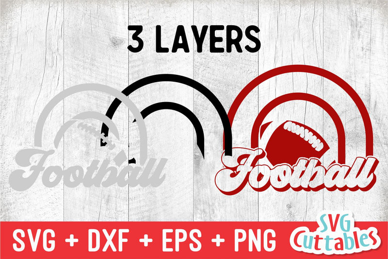 Football Cut File - Football Template 0047 - svg - eps - dxf - Footbal ...
