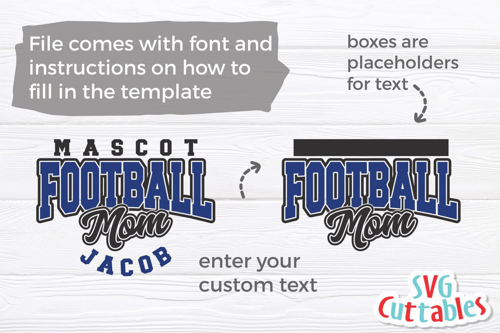 Football Cut File - Football Template 0056 - svg - eps - dxf - Footbal ...
