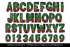 Football Doodle Letters - Sports Sublimation PNG Letters - So Fontsy