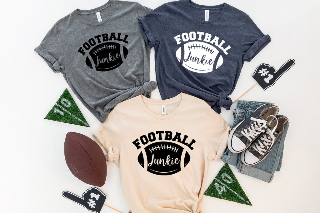 Football Junkie | Football SVG Cut File - So Fontsy