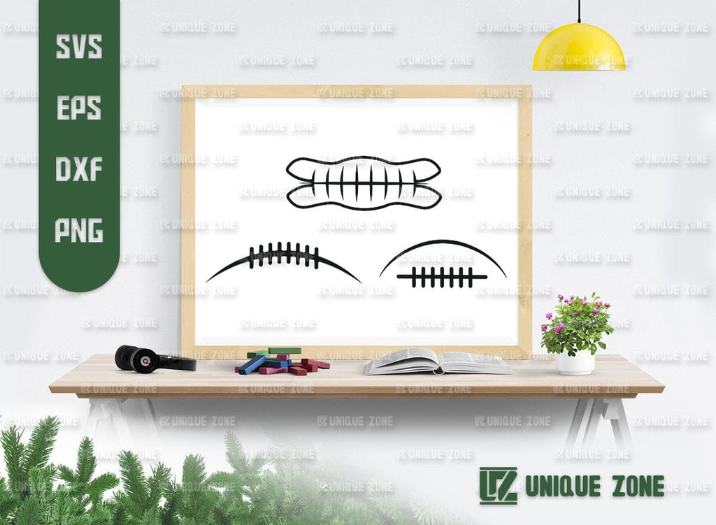 Football Laces SVG Bundle, Football Silhouette Svg, Football Skeleton ...