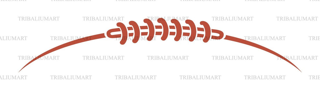 Football Laces. Cut files for Cricut. Clip Art silhouette (eps, svg ...