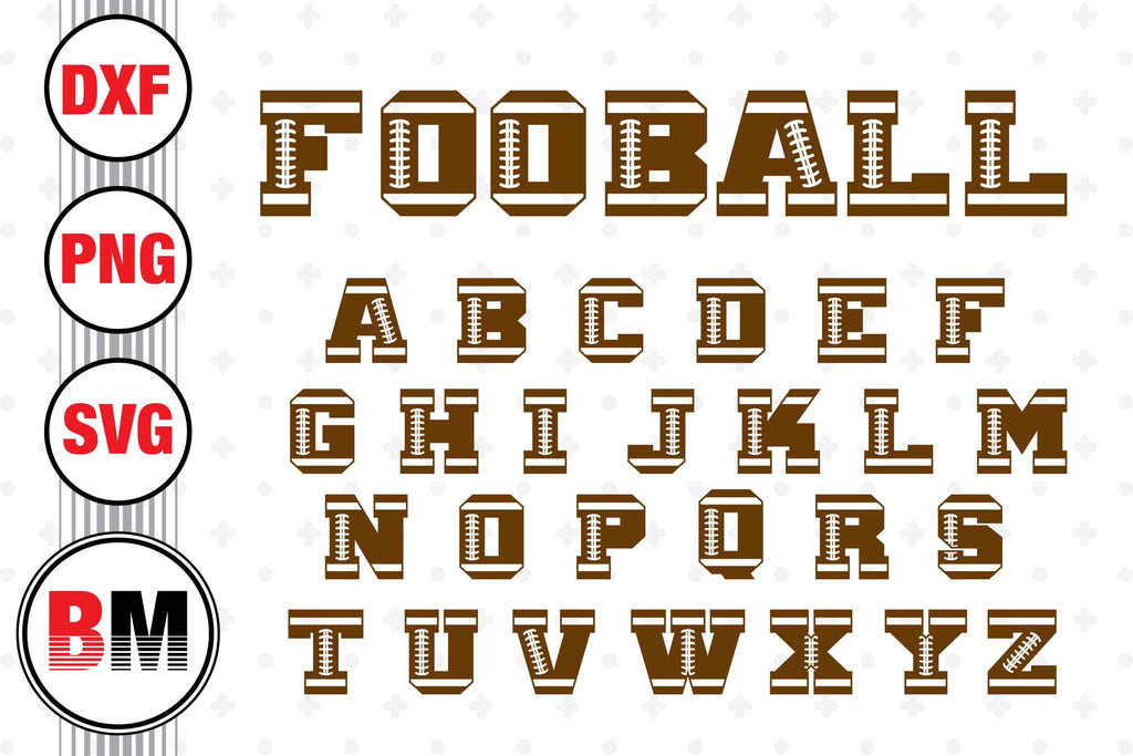 Softball Letters SVG, PNG, DXF Files - So Fontsy