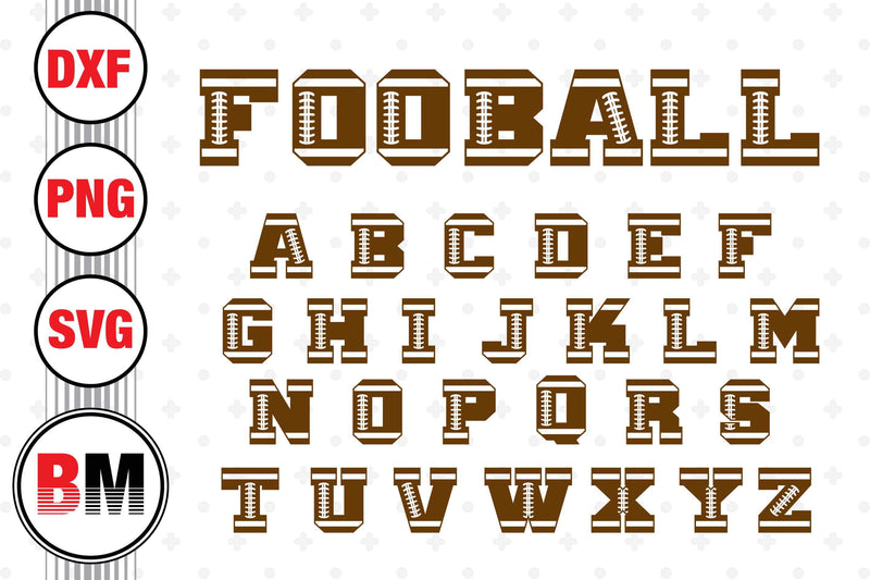 Softball Letters SVG, PNG, DXF Files - So Fontsy