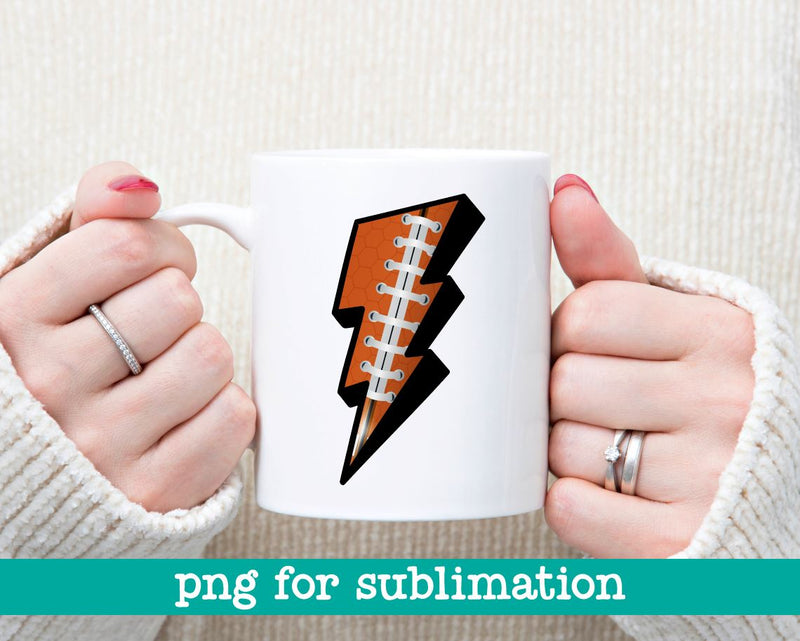 Football lightning bolt png, Football png, Football lightning png ...